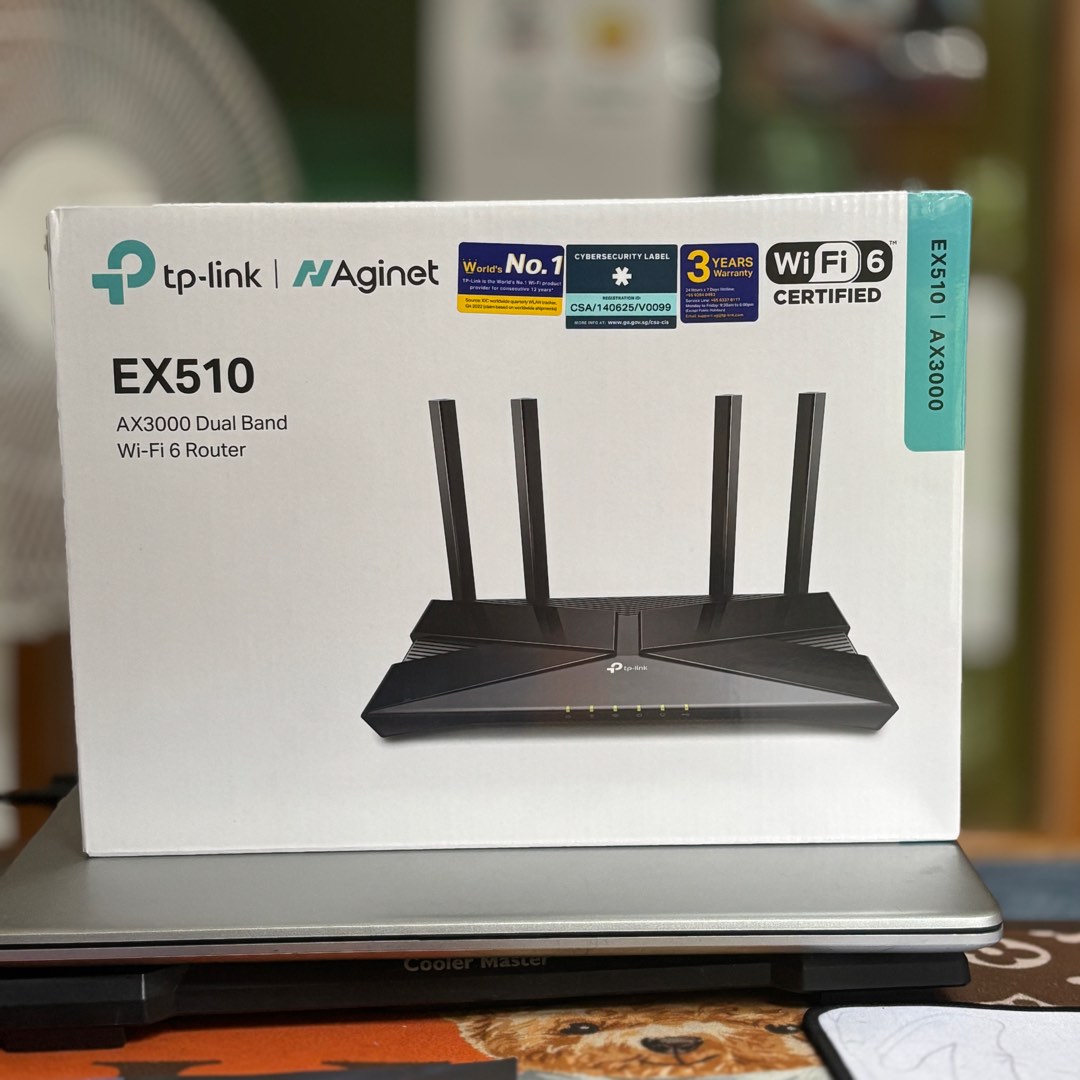 TP-Link EX 510 AX3000 Dual Band Wi-Fi 6 Router BNIB, Computers & Tech ...