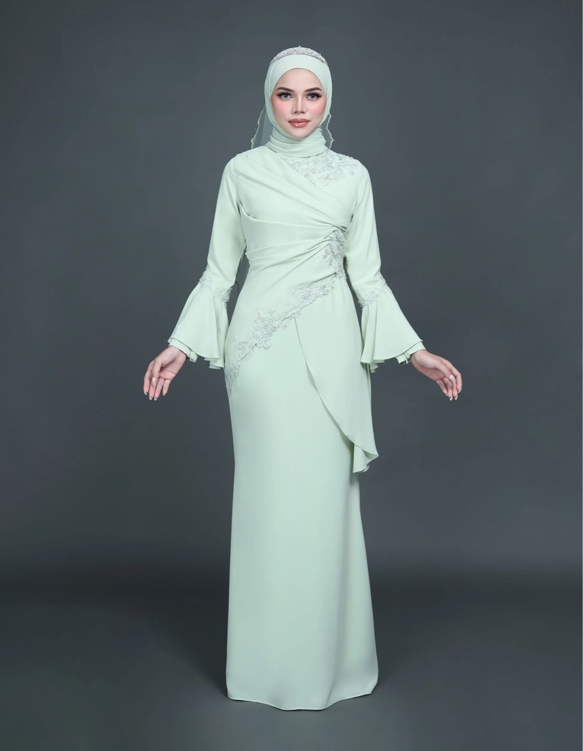 Trisya Dress Hijabistahun, Women's Fashion, Muslimah Fashion, Dresses ...