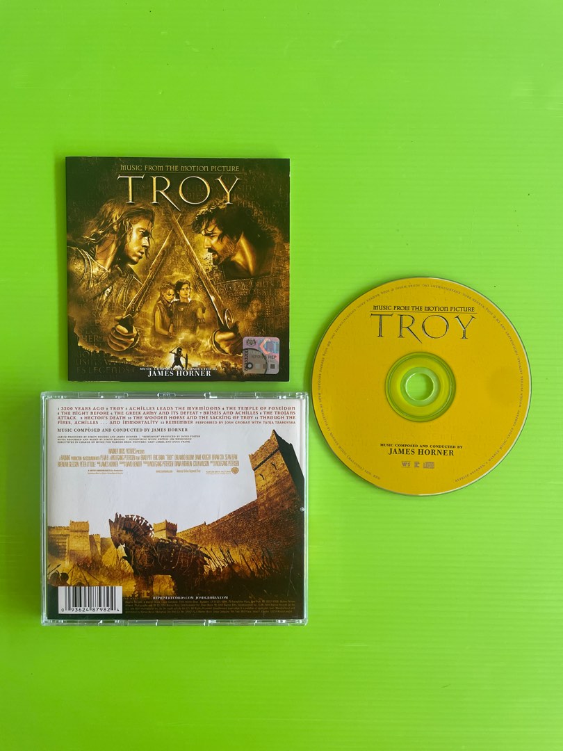 Troy Music From The Motion Picture Music & Composed By James Hofner ...