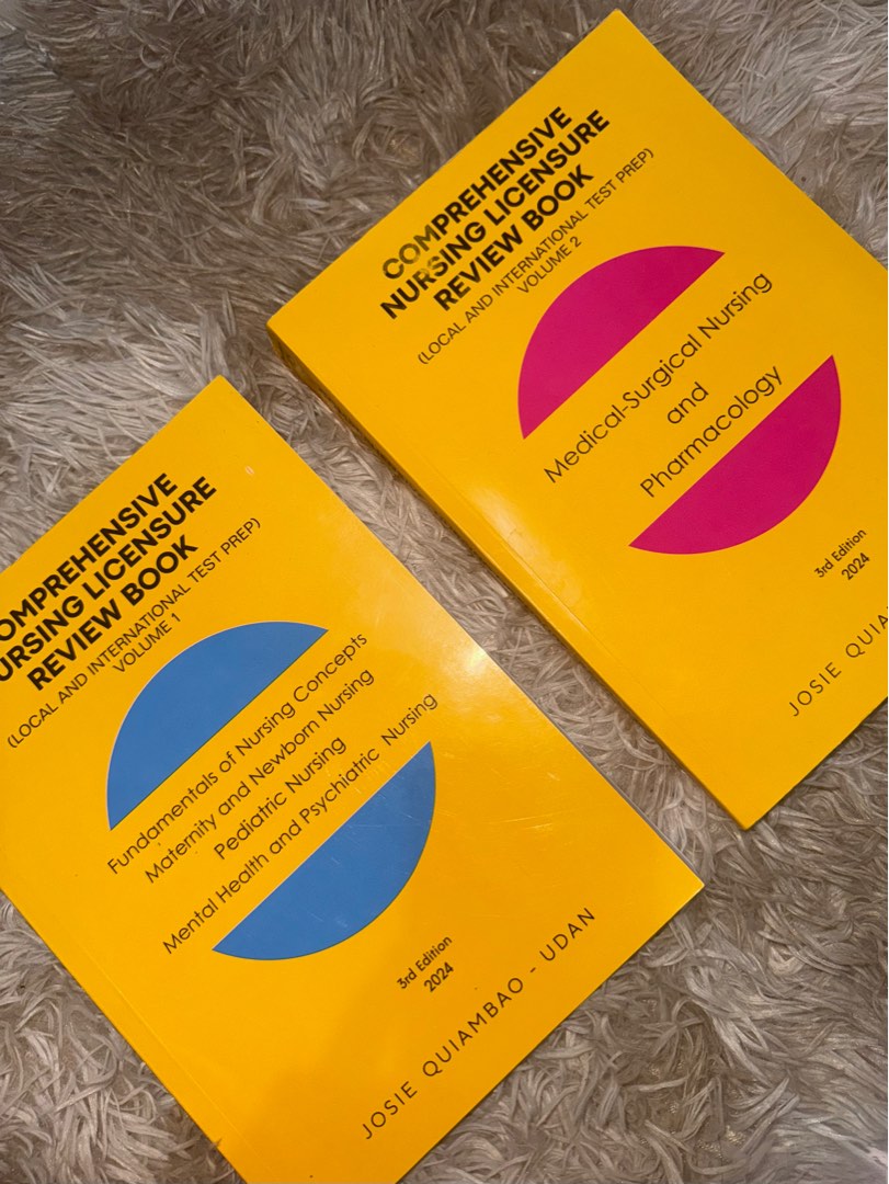 UDAN Comprehensive Nursing Licensure Review Book 2024, Hobbies & Toys ...