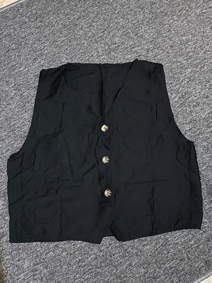 Vest hitam (bundling cek note bisa lebih murah!), Fesyen Wanita ...