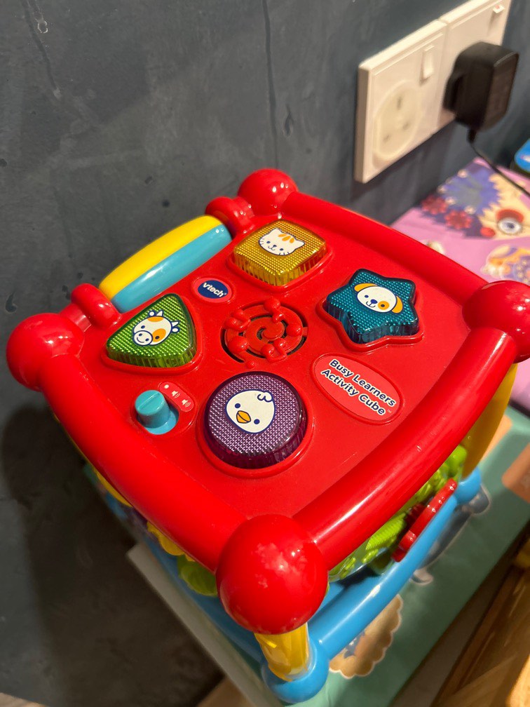 vtech cube fisher price vacuum, Babies & Kids, Infant Playtime on Carousell