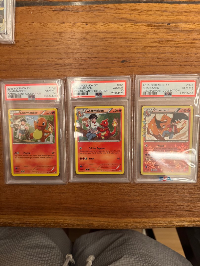 WTS Pokemon XY Charmander , Charmeleon , Charizard PSA 10, Hobbies ...