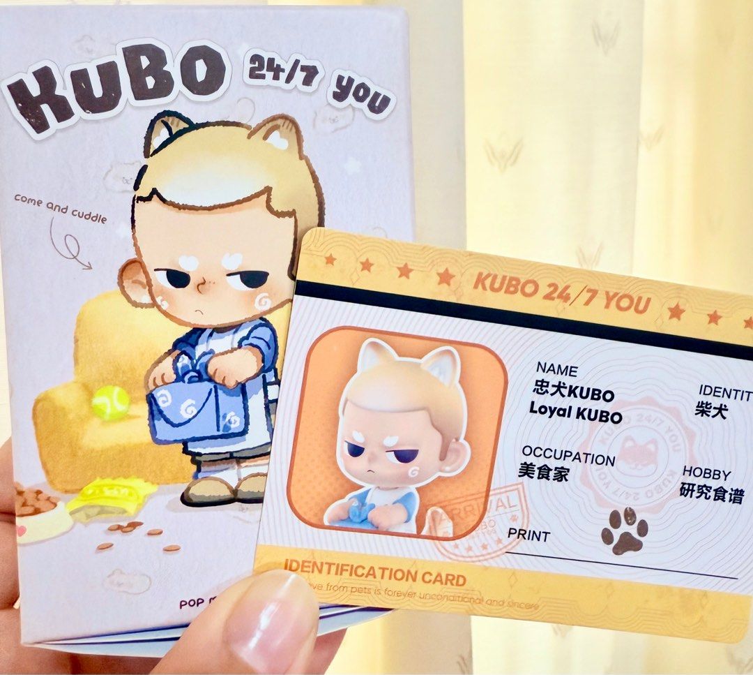 [WTS BNIF] Popmart Kubo 24/7 You Blind Box Series Loyal Kubo, Hobbies ...
