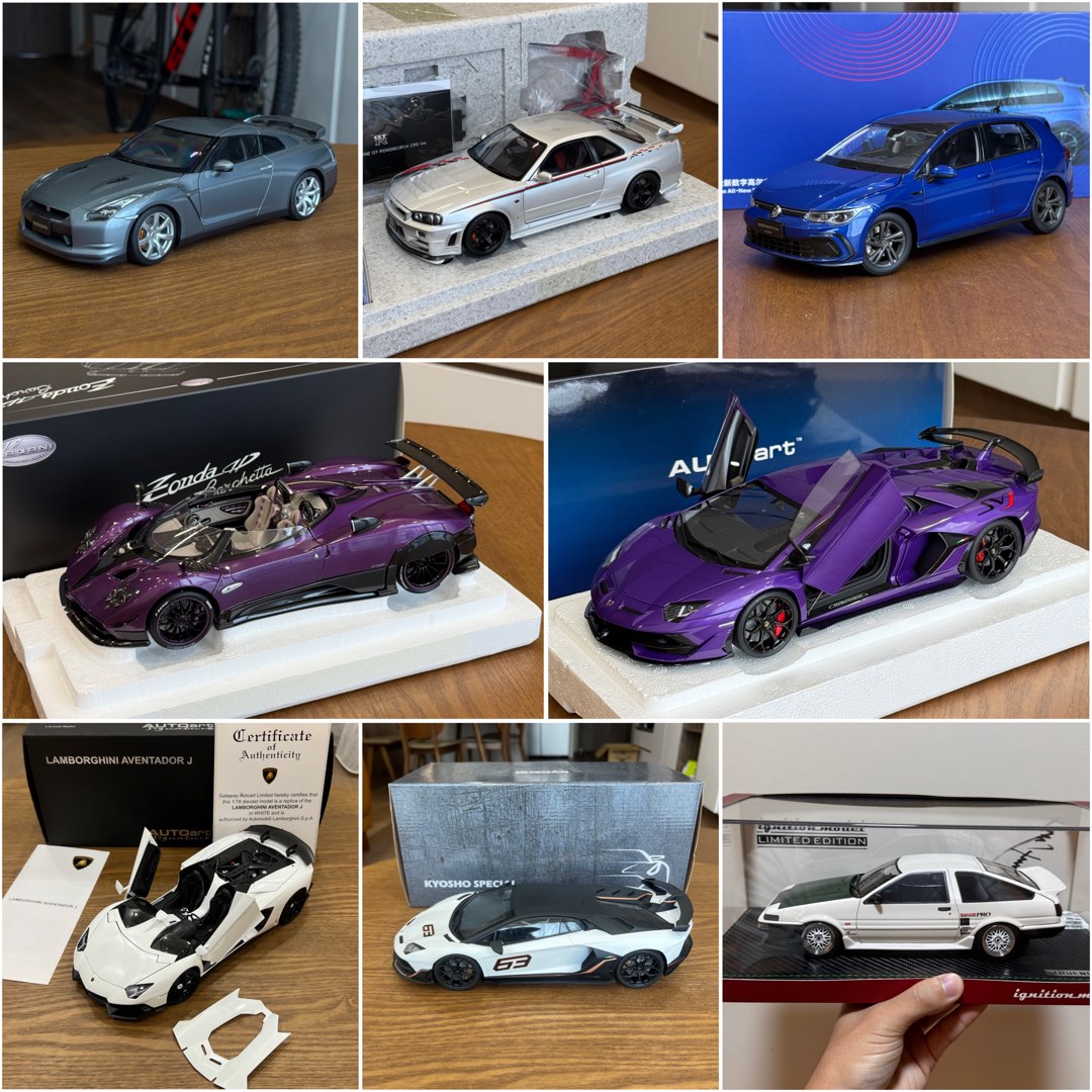 1/18 Autoart Almost Real Kyosho Motorhelix Ignition model Diecast Resin ...