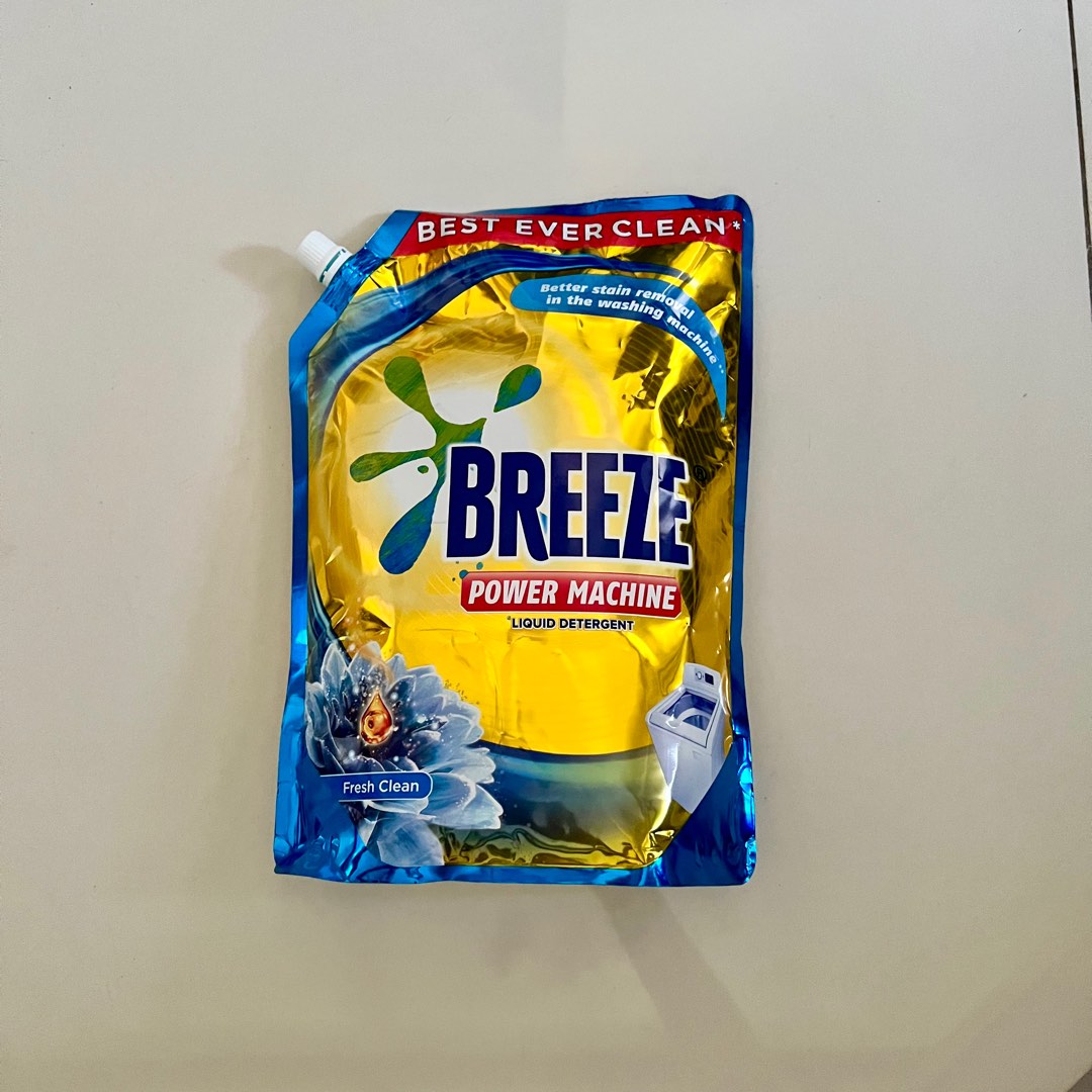 1KG Breeze Liquid Detergent Power Machine Fresh Clean, Furniture & Home ...