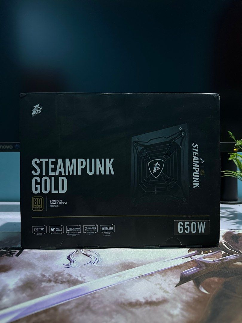 1st Player Steampunk 650W Full Modular 80+ Gold PSU PC Power Supply ...