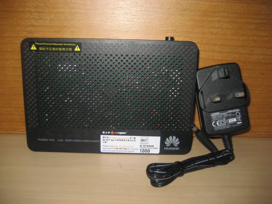 🌟🌟🌟 🈶貨 HUAWEI 華為 EchoLife HG8040H5 光纖數據機｜WiFi Router 連 【原裝】火牛 💥 適合還機 ...