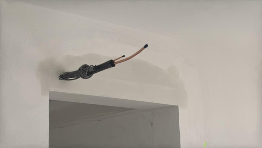 Aircon pipe boxup, toilets pipe boxup, service yard pipe boxup ...