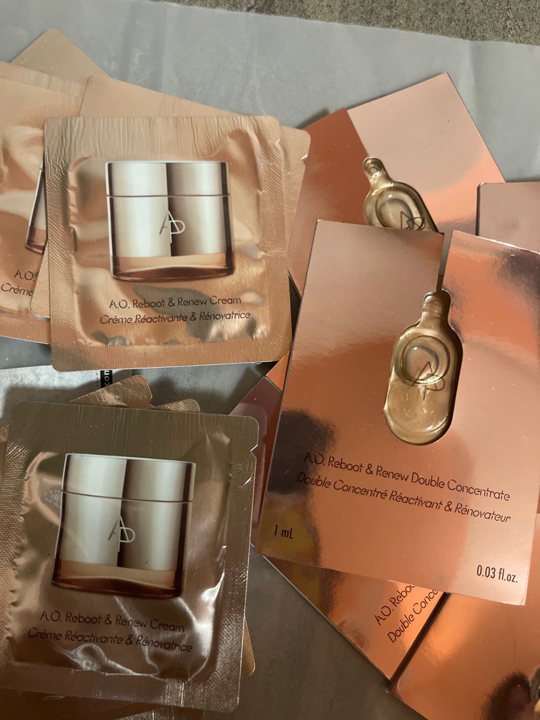 AP A.O. Reboot & Renew Cream 1.5ml / Double Concentrate 1ml, 美容＆個人護理 ...