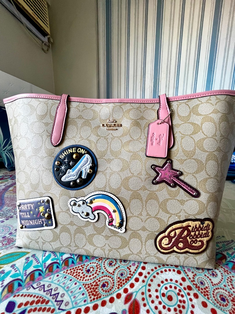 Authentic Coach Disney Cinderella Tote Bag Limited Edition, Luxury ...