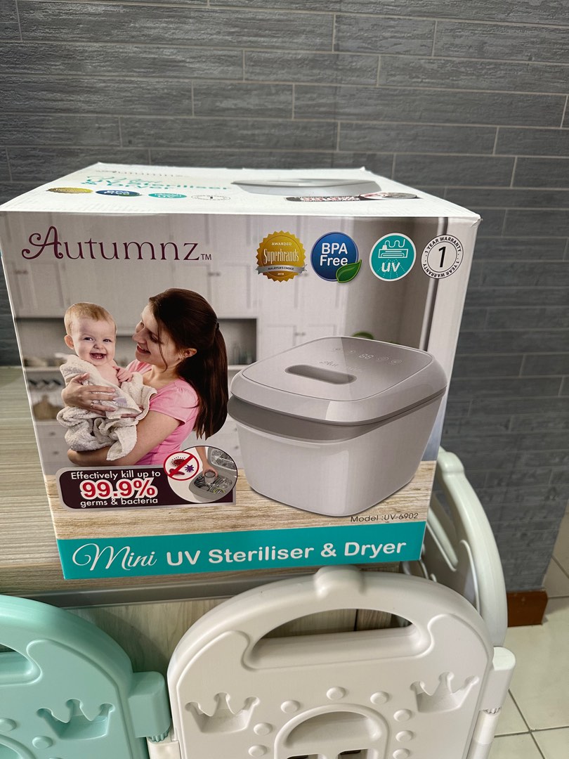 Autumnz Mini UV and Dryer Sterilizer, Babies & Kids, Nursing & Feeding ...