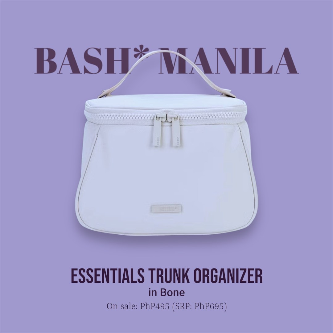 BASH Manila Essentials Trunk Organizer in Bone, Hobbies & Toys, Travel, Travel Essentials ...