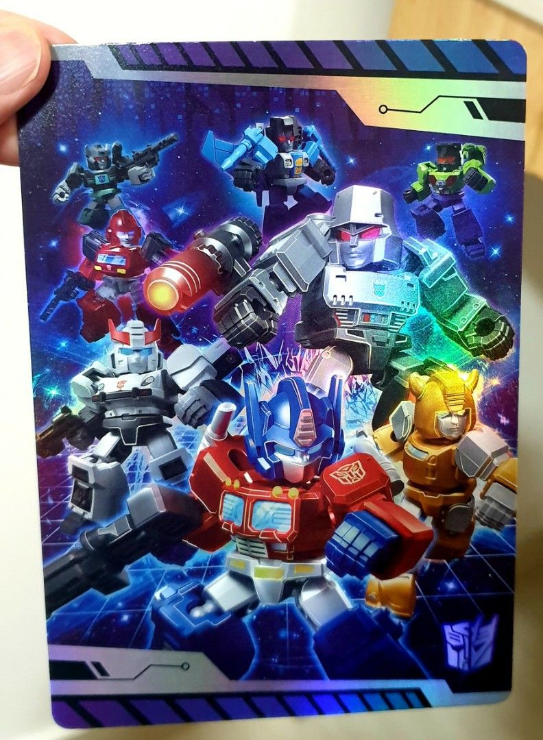 Blokees Mini transformer 01 Galaxy version Defender A5 card, Hobbies ...