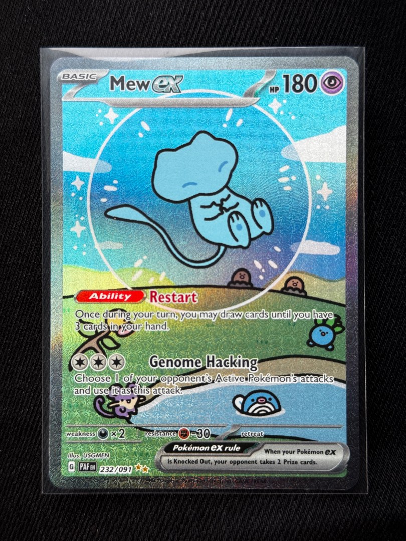 Bubble Mew Ex SIR Paldean Fates 232/091, Hobbies & Toys, Toys & Games ...