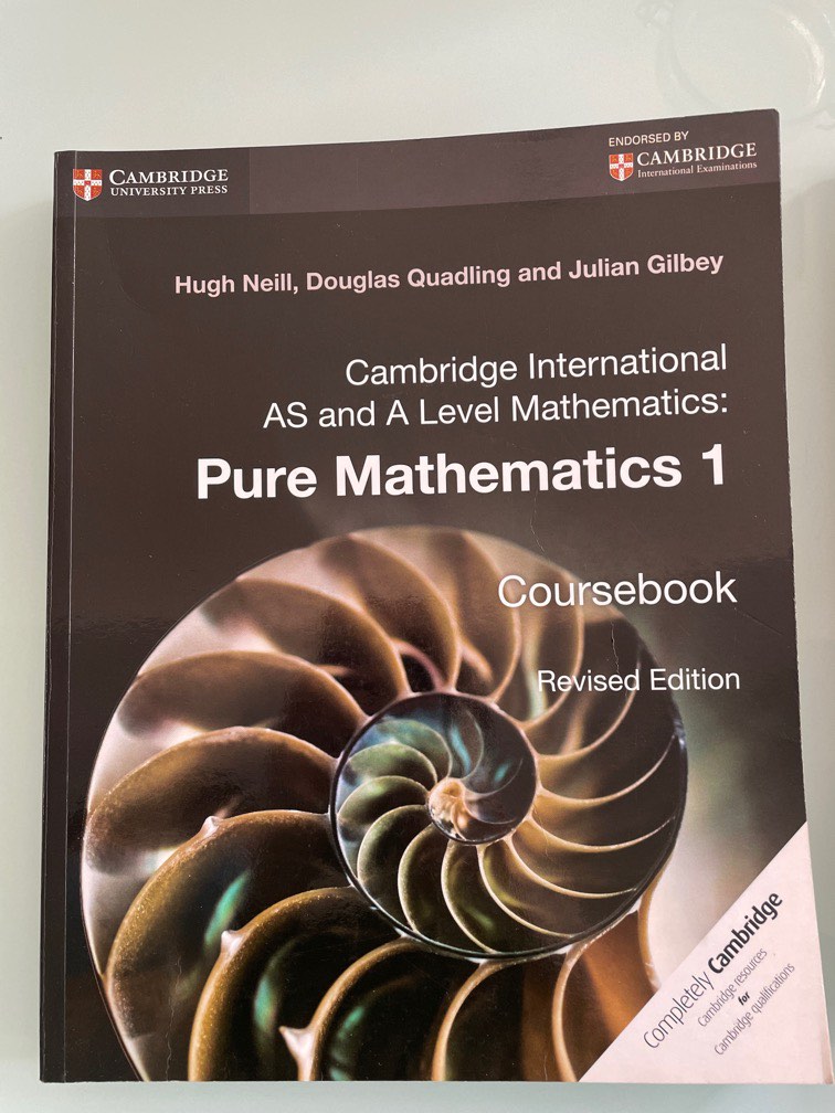 Cambridge International AS and AL Maths: Pure Mathematics 1, 2 & 3, 興趣及 ...