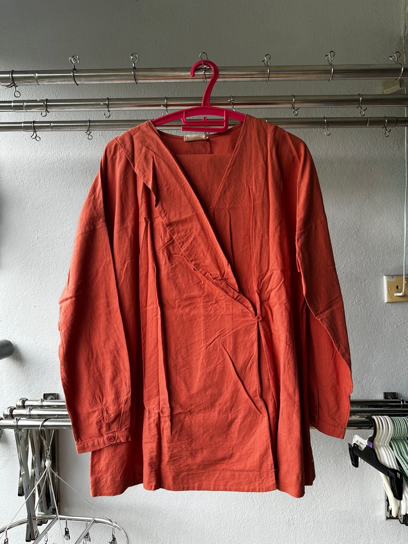 Canan Kurung in Copper, Women's Fashion, Muslimah Fashion, Baju Kurung ...