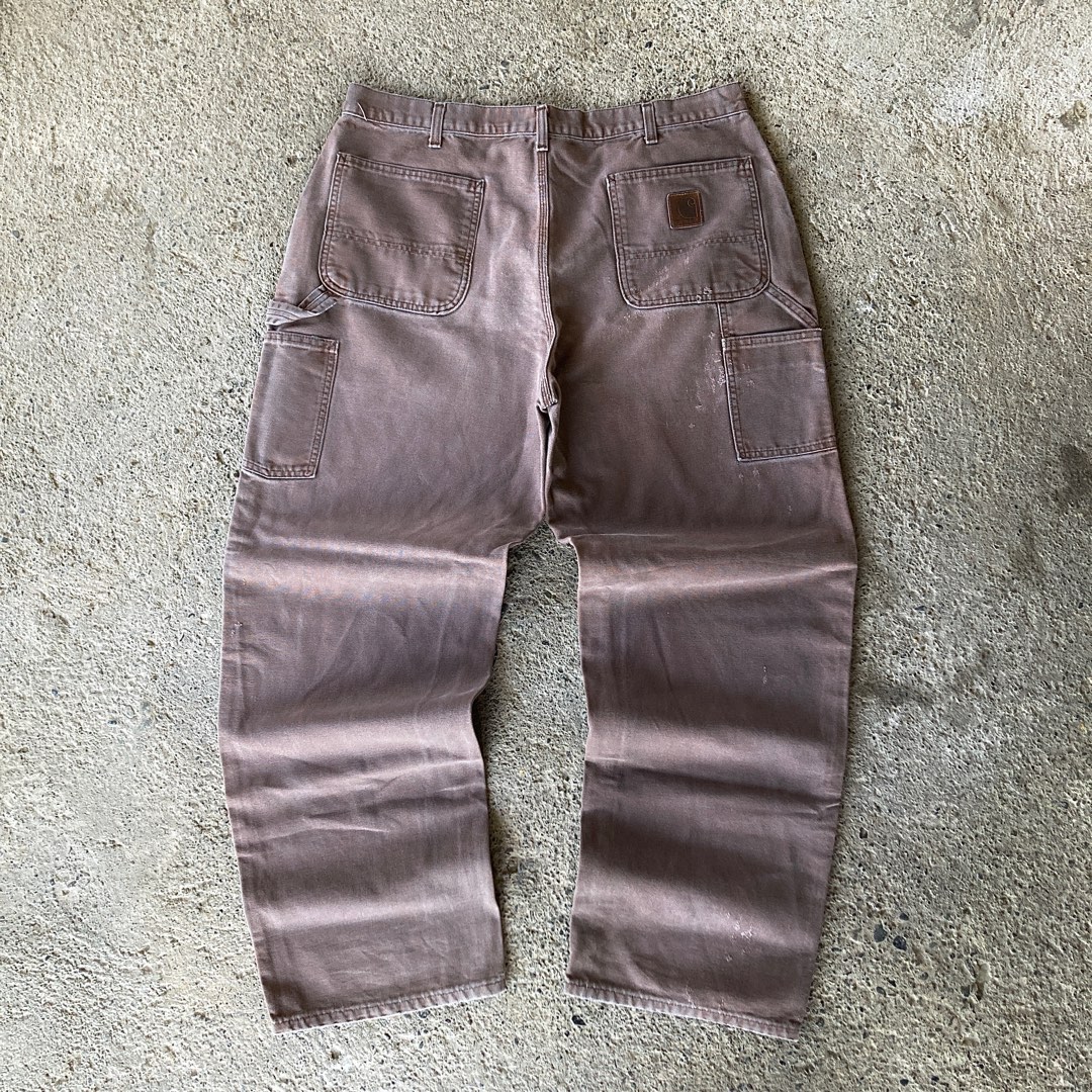 Carhartt Carpenter Pants Chess Nut B11 CHT Vintage Rare, Men's Fashion ...