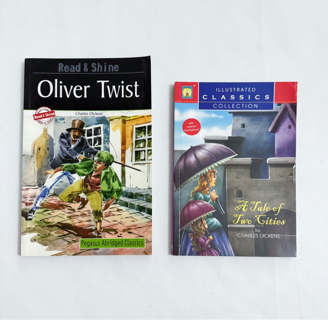 CHARLES DICKENS BOOKS: Oliver Twist (Abridged Classic) A Tale of Two ...