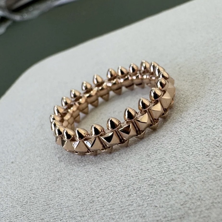 CLASH DE CARTIER RING SMALL MODEL Rose gold , Women's Fashion, Jewelry ...