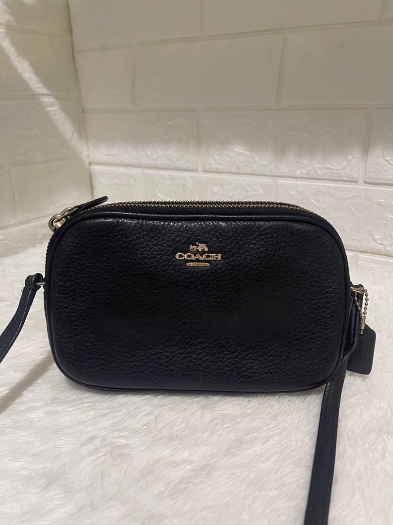 COACH DOUBLE ZIP SLING BAG, Women's Fashion, Bags & Wallets, Cross-body ...