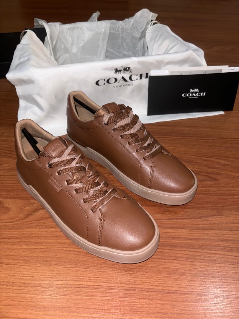 Coach Lowline Low Top Sneakers, Fesyen Pria, Sepatu , Sepatu Formal di ...