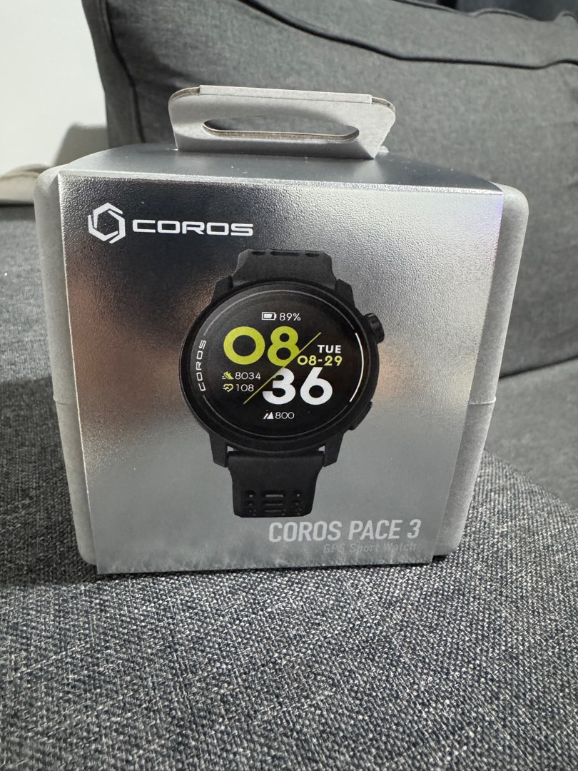 Coros Pace 3 (Black), Men's Fashion, Watches & Accessories, Watches on ...