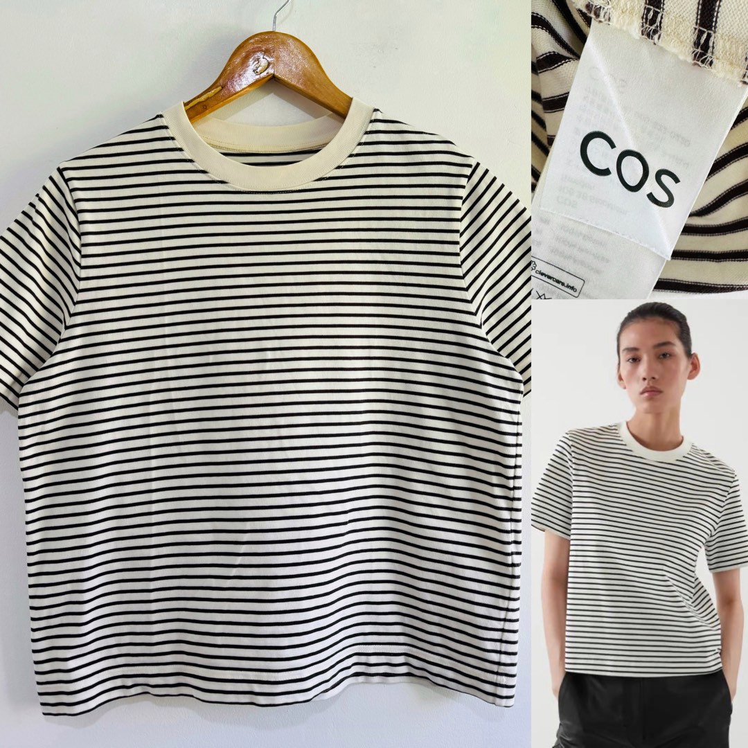 COS Boxy Fit Heavyweight T-Shirt, Women's Fashion, Activewear on Carousell