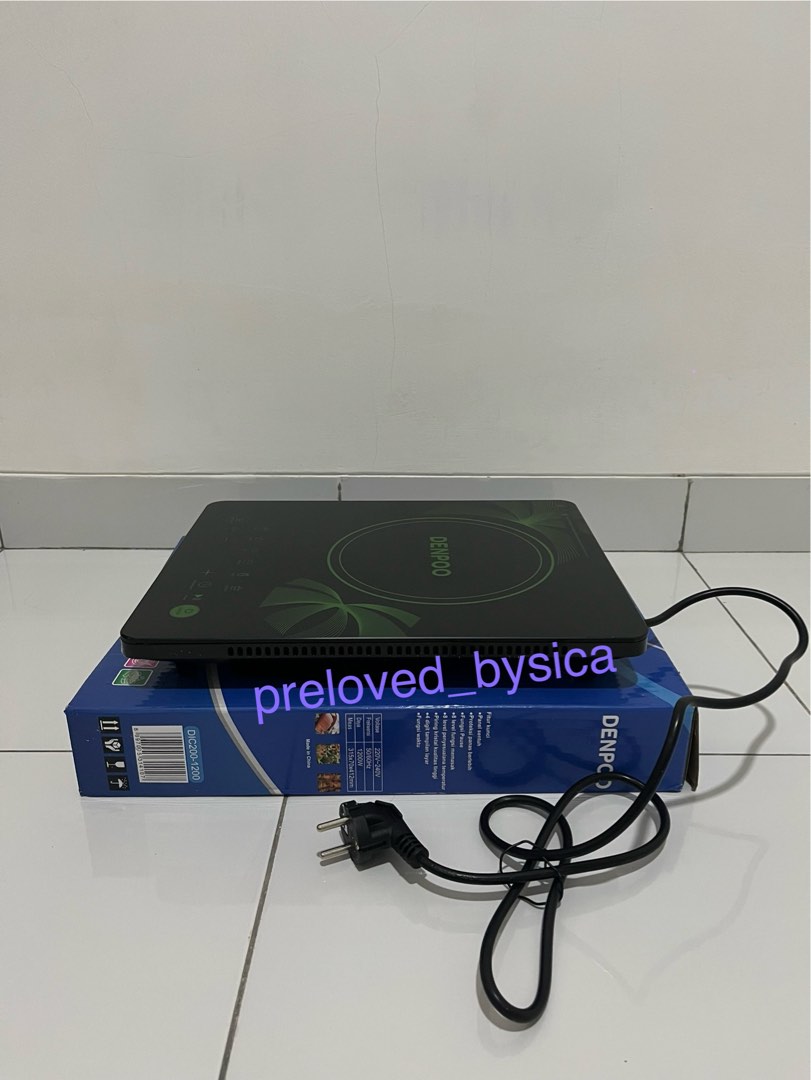 Denpoo Kompor Listrik Induction Touchscreen Low Watt DIC 200-1200 ...