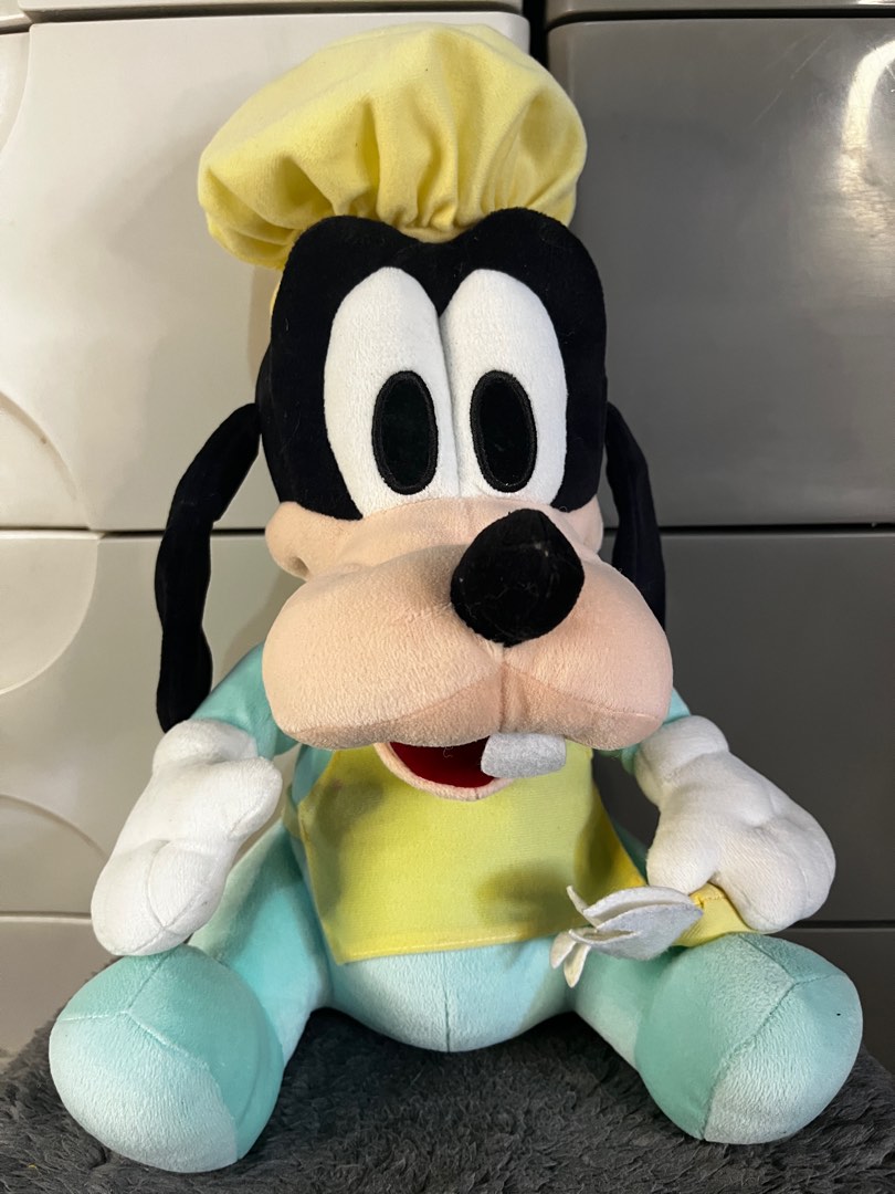 Disney Classic Baby Goofy with Fork Plush/Stufftoy, Hobbies & Toys ...
