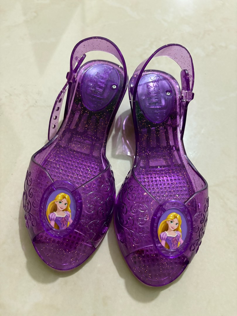 DISNEY RAPUNZEL TANGLED HEELS SANDALS, Babies & Kids, Babies & Kids ...