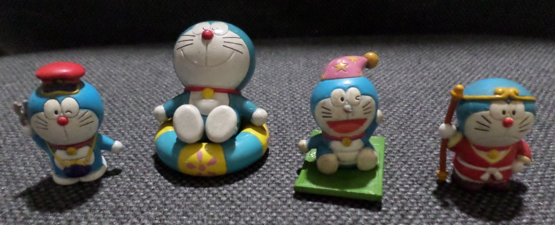 Doraemon Mini Figures IMPORTED (set of 4), Hobbies & Toys, Toys & Games ...