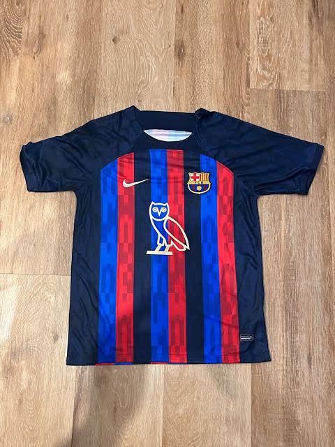 Drake x Fcb OVO edition football jersey, Men's Fashion, Tops & Sets ...