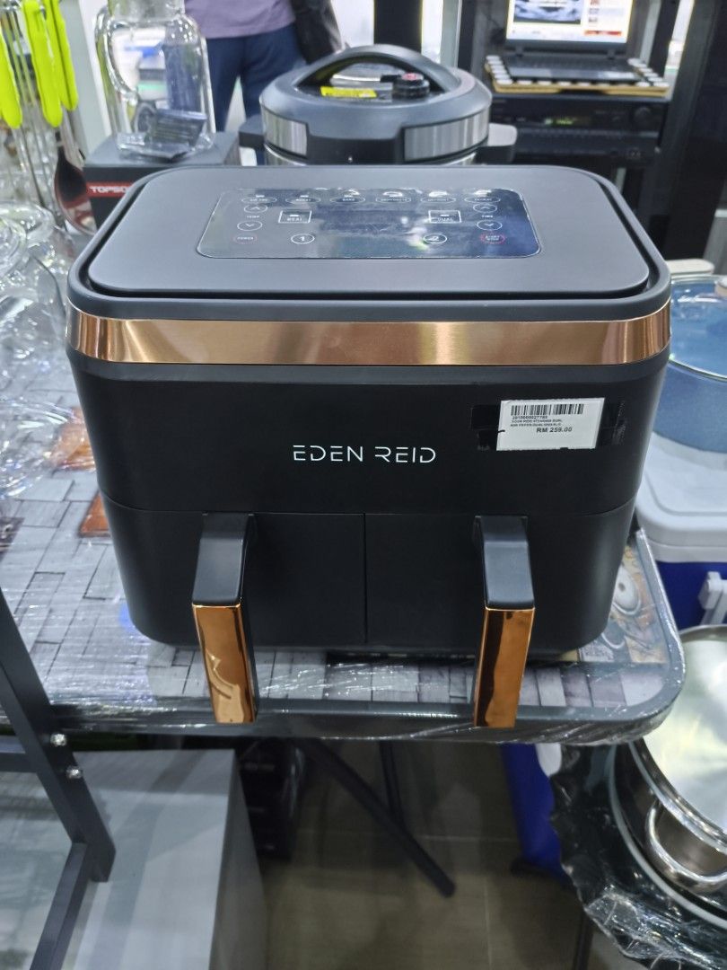 EDEN REID AIR FRYER DUAL, TV & Home Appliances, Kitchen Appliances ...