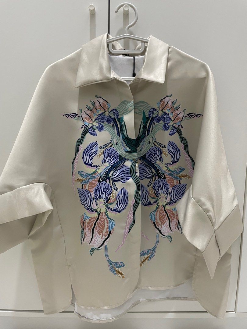 Eva Top in Hana - Nude, Women's Fashion, Tops, Blouses on Carousell