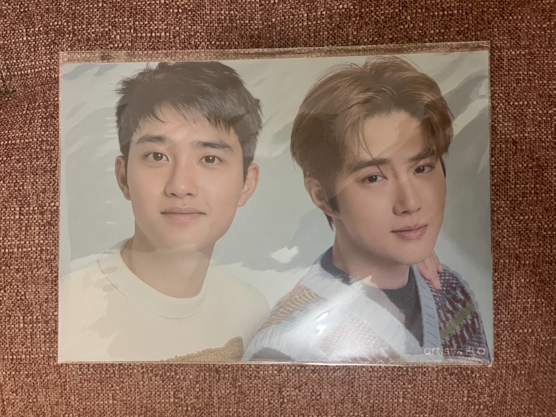 EXO D.O. KYUNGSOO & SUHO FLO A4 POSTER, Hobbies & Toys, Memorabilia & Collectibles, K-Wave on ...