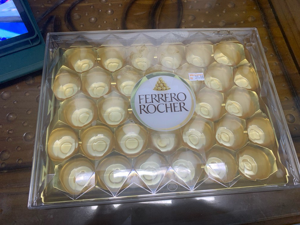 Ferrero Rocher Box (Empty), Food & Drinks, Packaged & Instant Food on ...