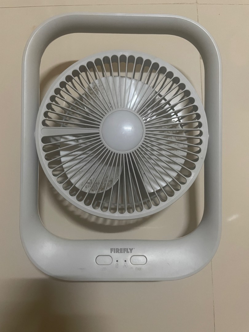 FIREFLY Rechargeable Mini Fan, Furniture & Home Living, Lighting & Fans ...
