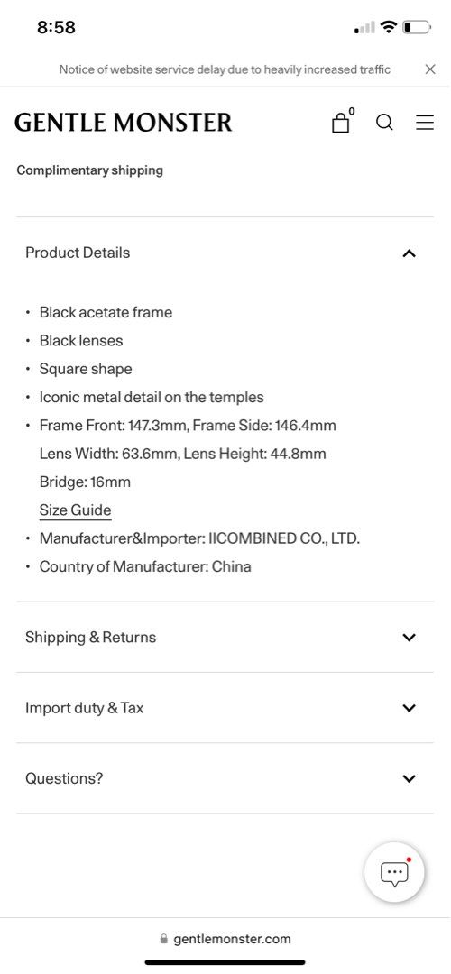 Gentle Monster Tote 01 - with Receipt BGC store , used 1x, Women's ...