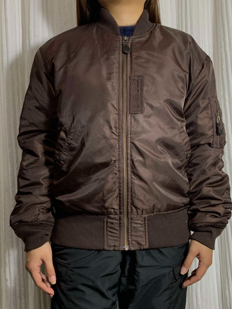 GU MEN'S PADDED MA-1 BLOUSON (BOMBER) JACKET, Men's Fashion, Coats ...