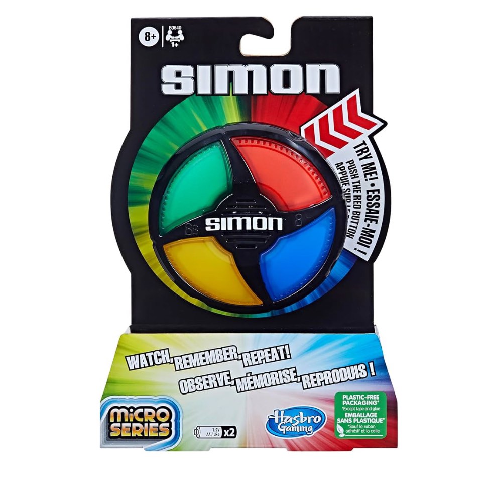 Hasbro Simon Micro Series 遊戲, 電子遊戲, 遊戲機配件, 遊戲週邊商品 - Carousell