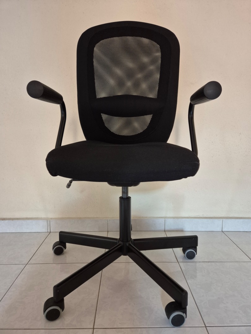 IKEA Flintan office chair with Nominell arm rests, Furniture & Home ...