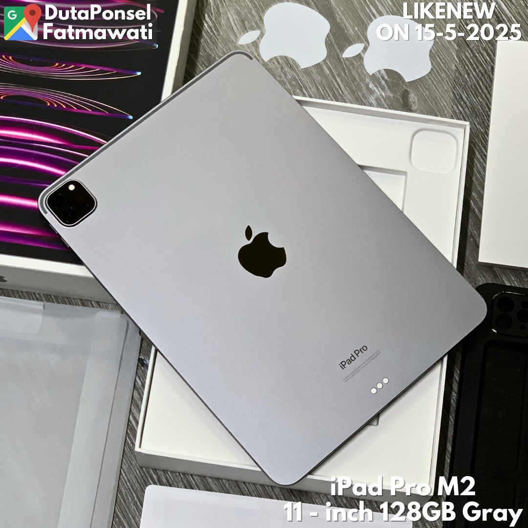 IPAD PRO M2 128GB WIFI 11 INCH SPACE GRAY GARANSI ON MEI 2025 LIKENEW, Telepon Seluler & Tablet ...