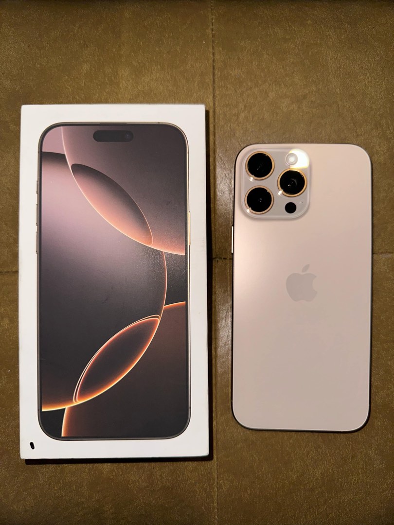 IPHONE 16 PROMAX DESERT TITANIUM 256GB, Mobile Phones & Gadgets, Mobile ...