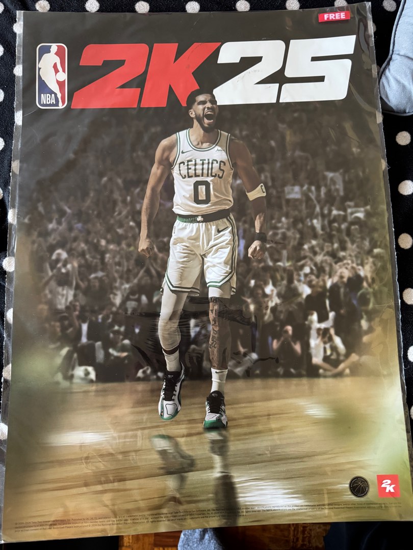 Jason Tatum 2K25 Official Poster, Hobbies & Toys, Memorabilia ...