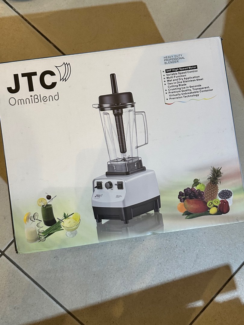 JTC OmniBlend Heavy Duty Professional Blender, TV & Home Appliances ...