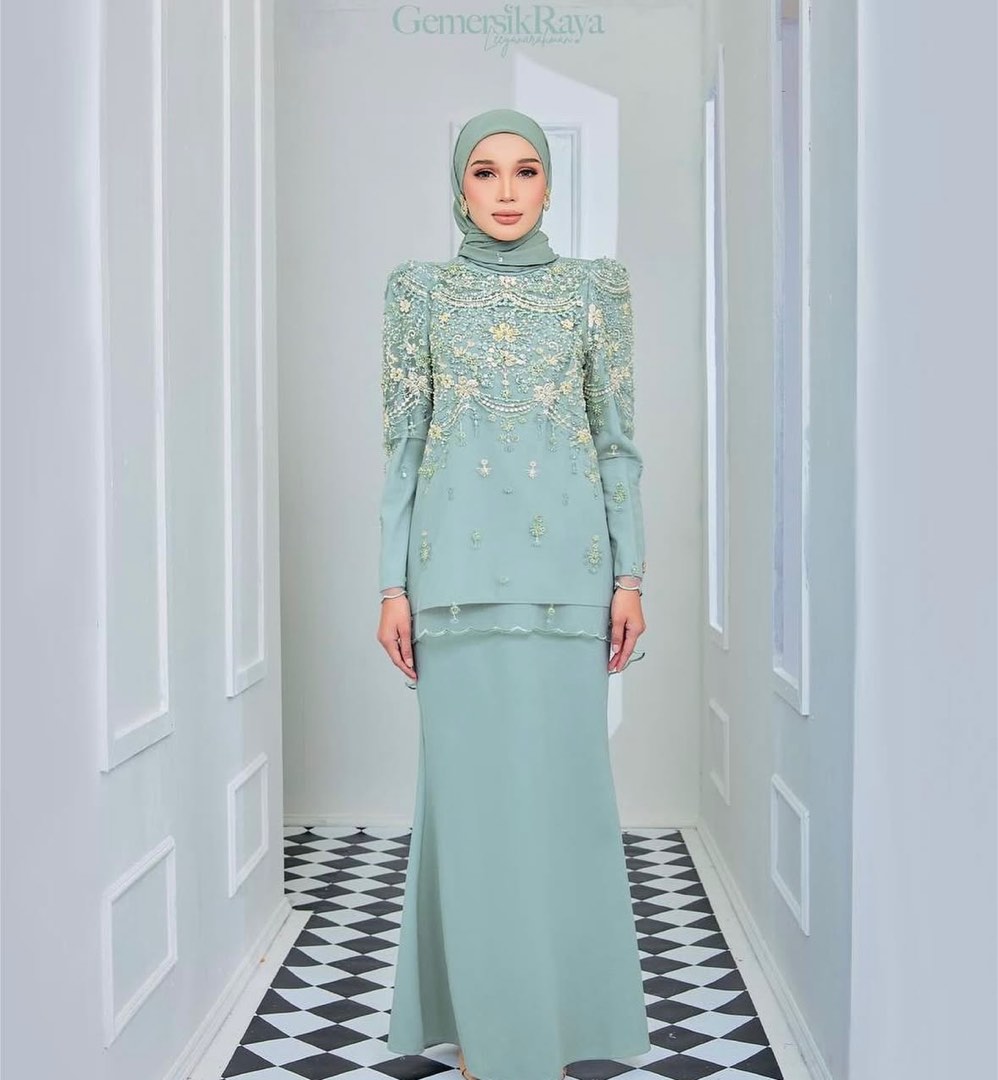 Leeyanarahman Adawiyah sage green mint green, Women's Fashion, Muslimah ...