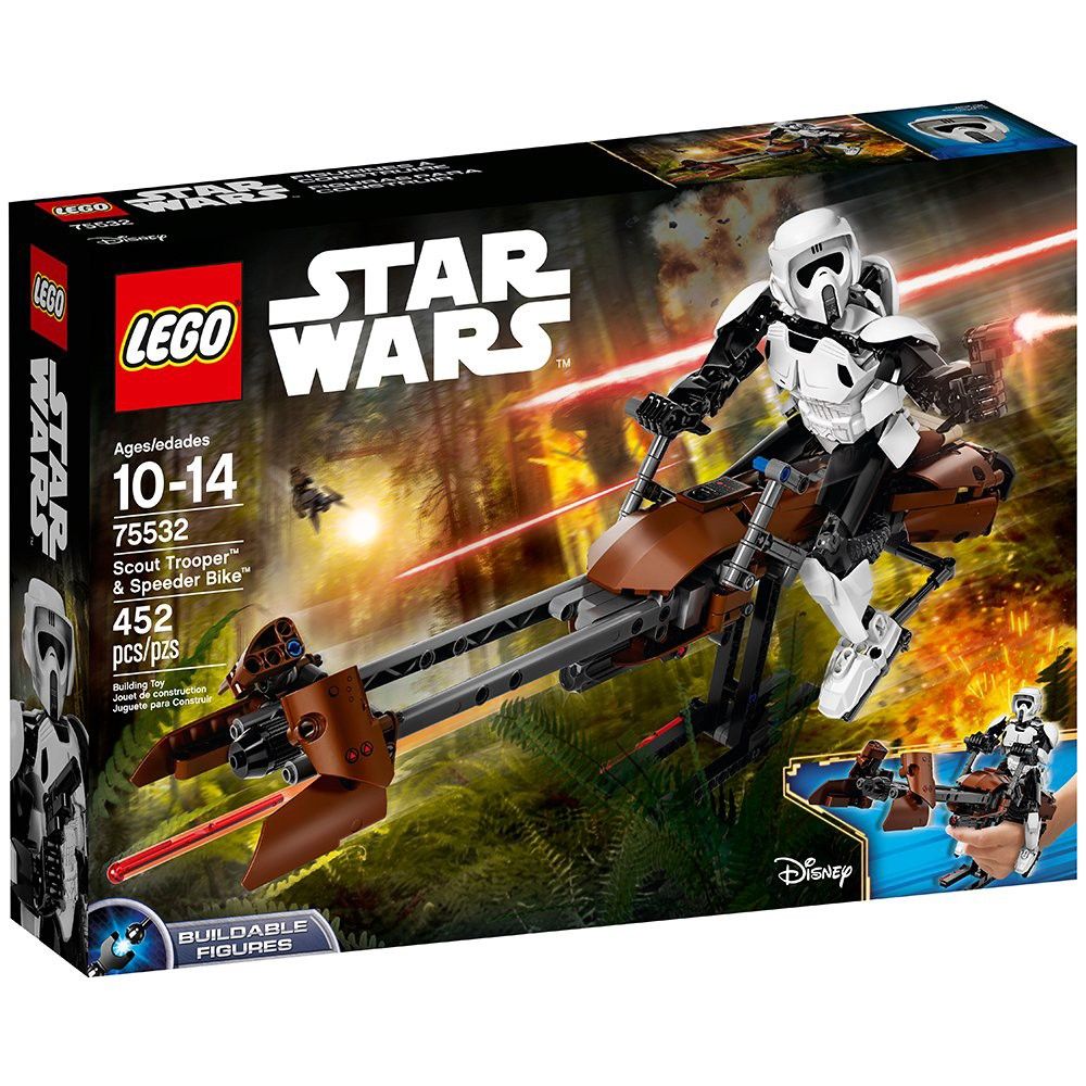(Cheapest) Lego Star Wars 75532 Scout Trooper £ Speeder Bike, Hobbies ...