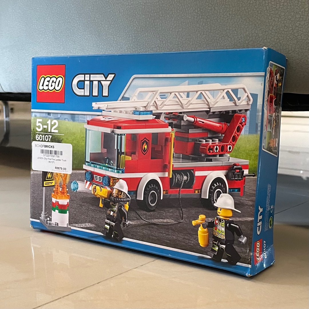 LEGO City - 60107 Fire Ladder Truck, Hobbies & Toys, Toys & Games on Carousell