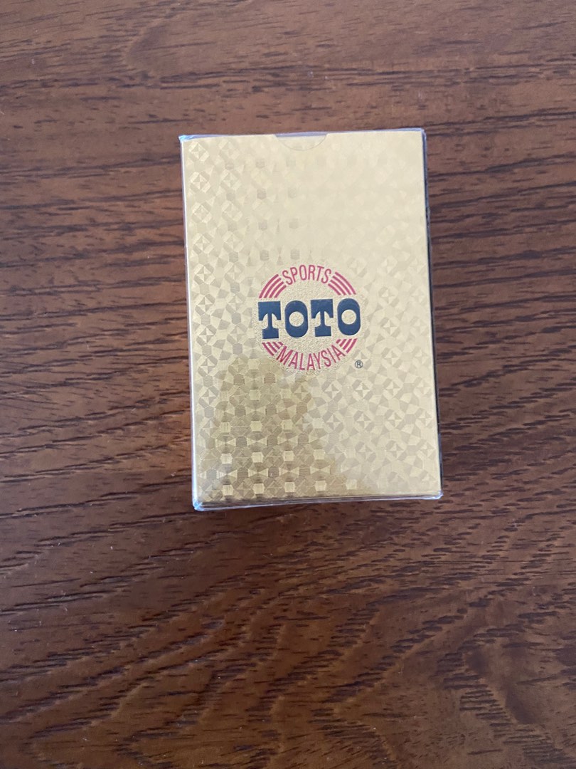 Limited edition Sports Toto Playing Cards card poker deck ace king ...